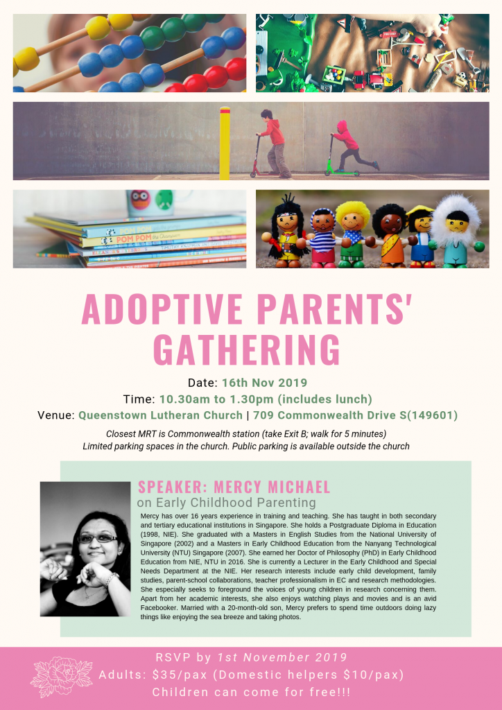 Adoptive Parents' Gathering | Workshop | SteppingStones
